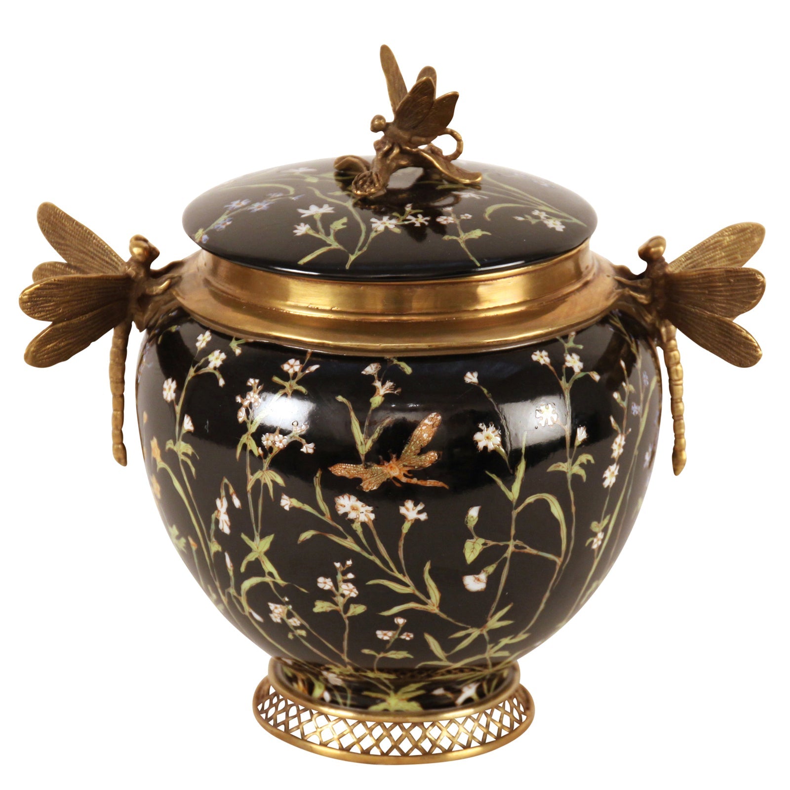 Copenhagen| Canister with Brass Dragonfly | Bring Luxury Homr | Mérci ...