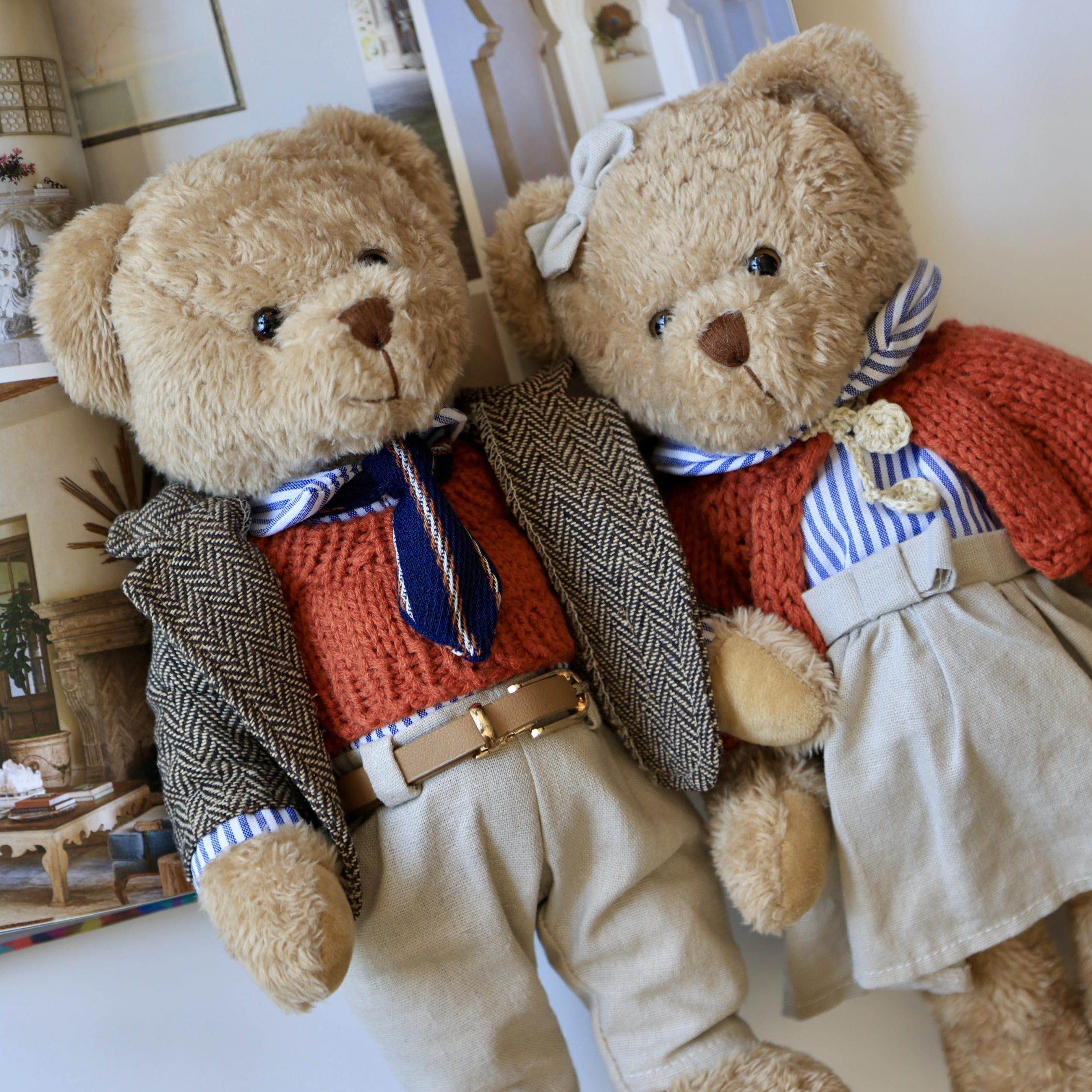 Belgian Bears | Ralph Lauren Style Bear Couple | Bring Luxury Home ...