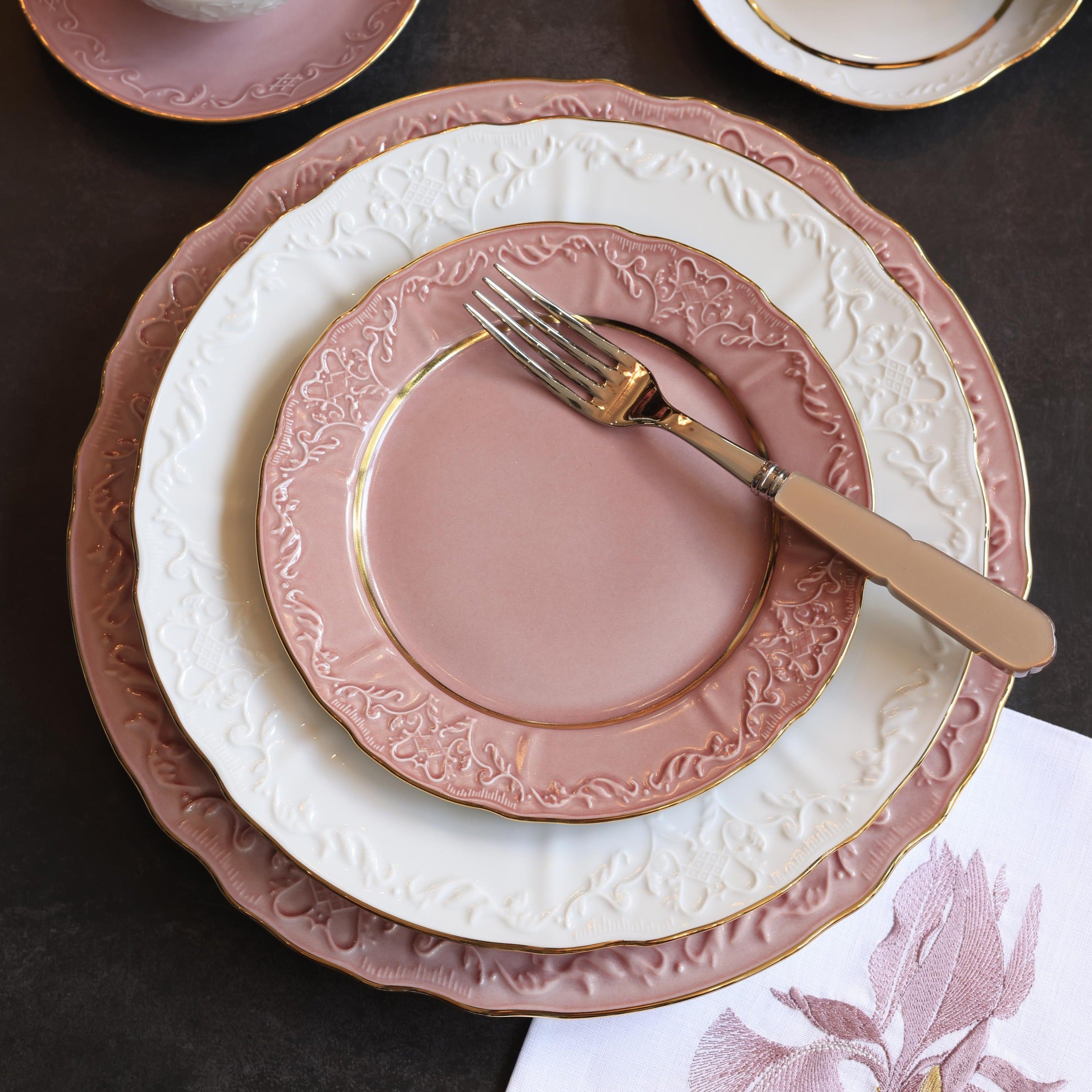 Porcel | 54 Piece Vivian Rose Dinner Set | Now in India – Mérci Dehradun