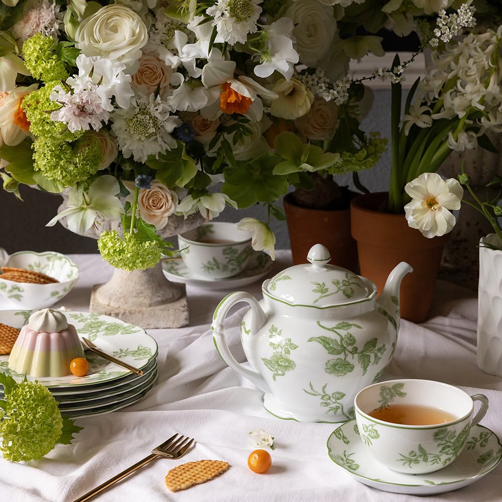 Bernardaud | Albertine 21 piece Tea set | Now in India | Bring Luxury ...