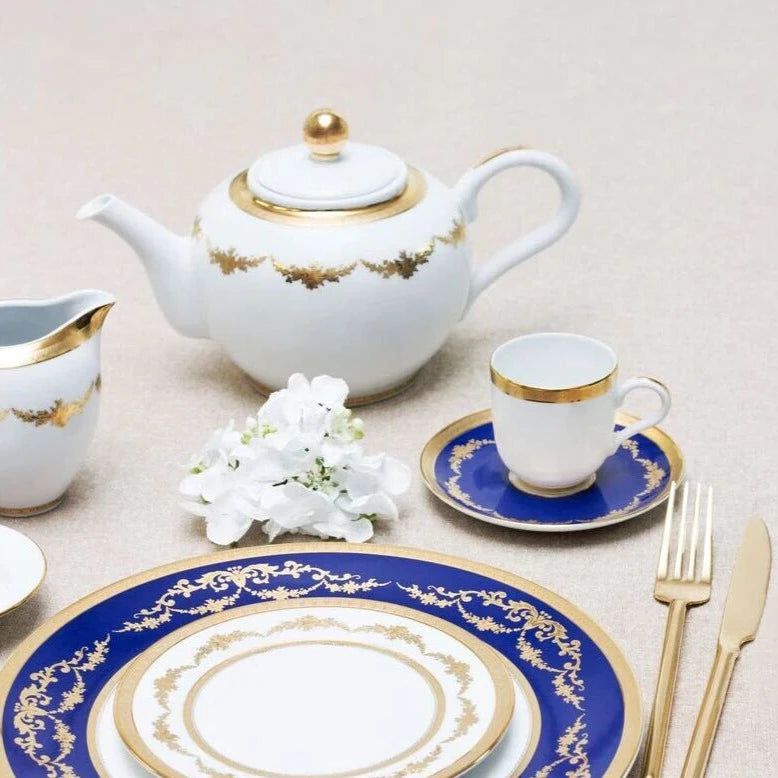 Porcel | Porcel Imperio Gold Tea Set for Twelve | Bring Luxury Home ...