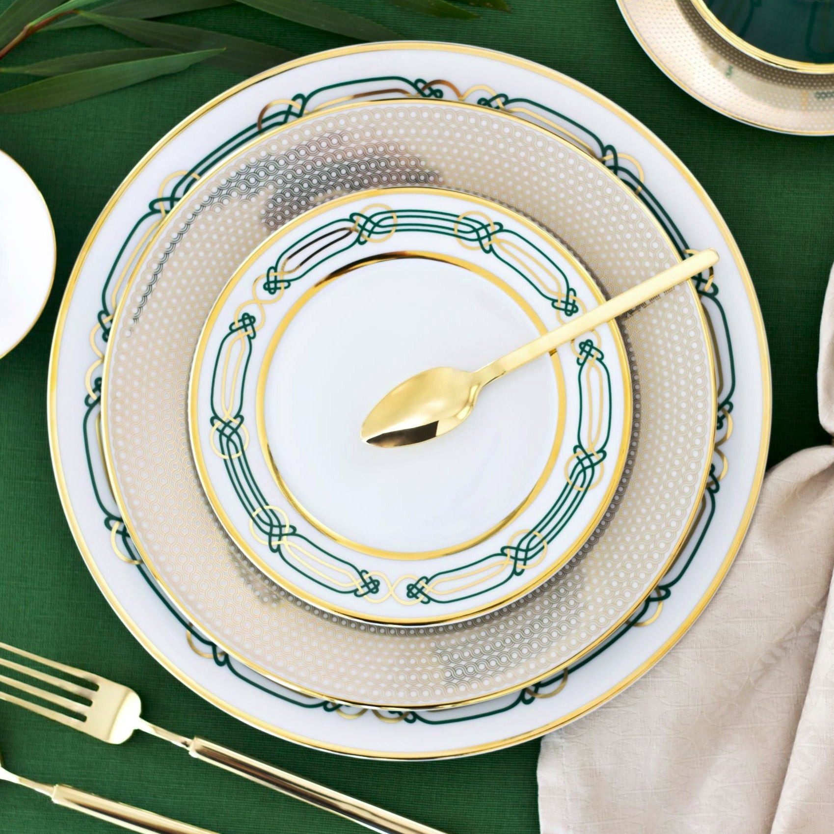 Porcel | Set Of 12- Liberty Dinner Set | Bring Luxury Home | Mérci Dehradun