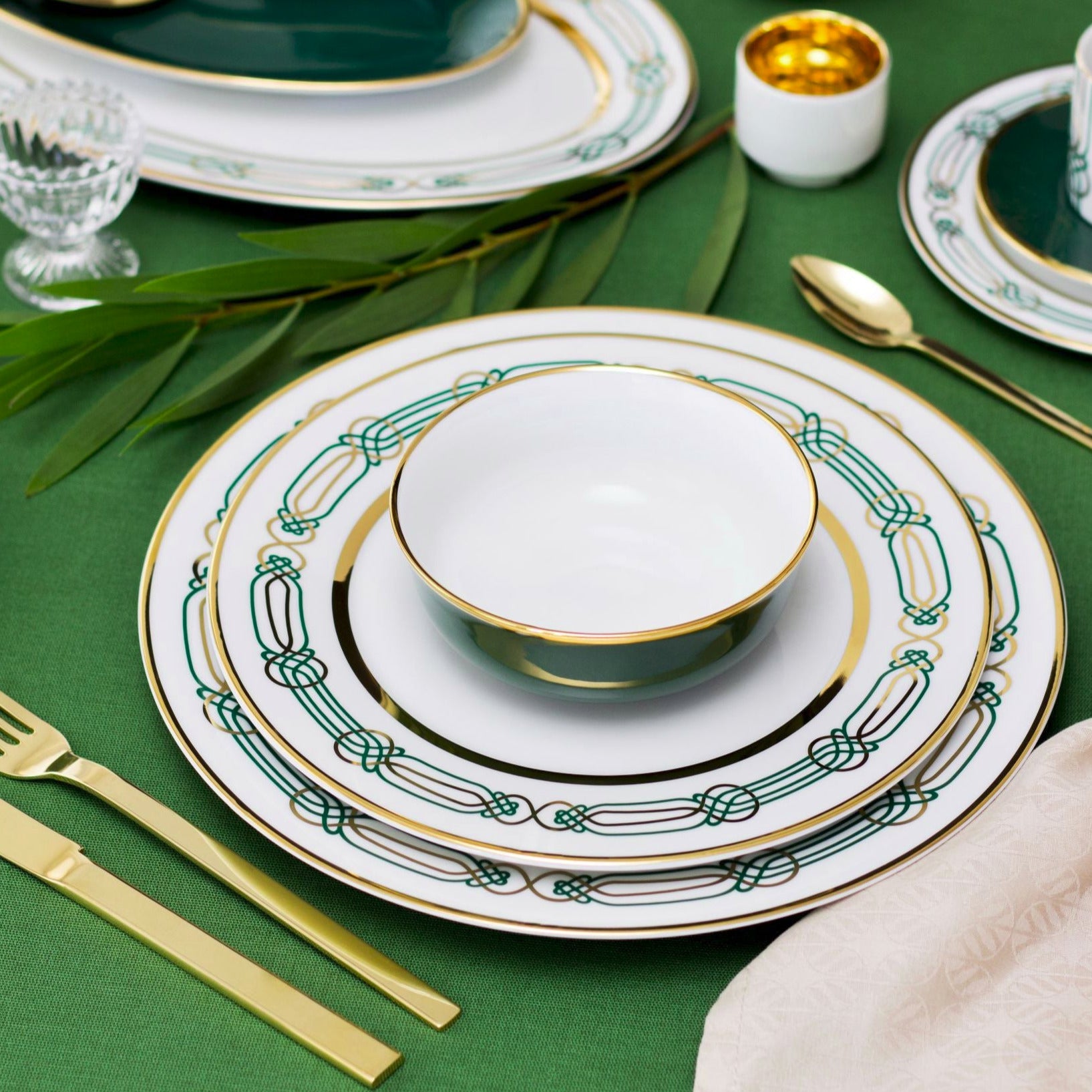 Porcel | Liberty Dinner Set for Twelve | Bring Luxury Home | Mérci Dehradun
