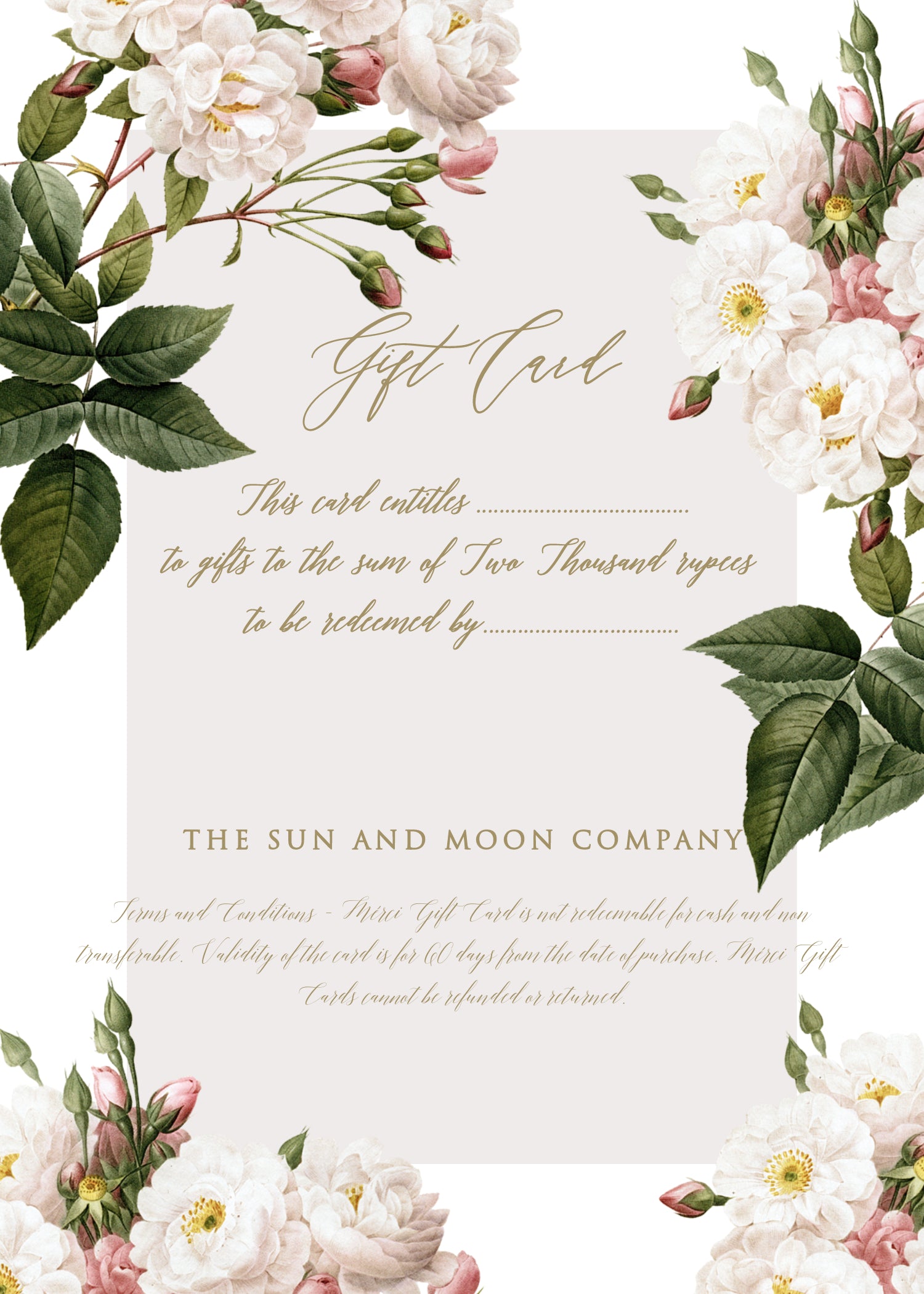 Mérci Gift Card | Bring Luxury Home – Mérci Dehradun